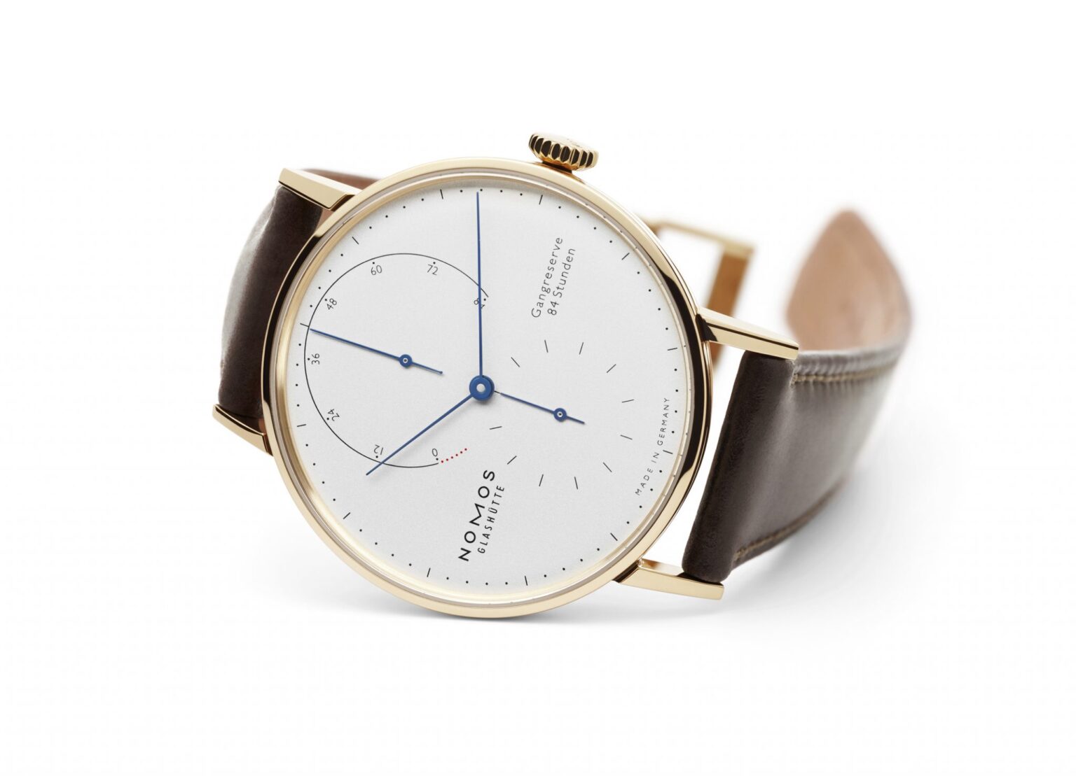 NOMOS Lambda Rose Gold (Blue Hands) | Master Watchmaking
